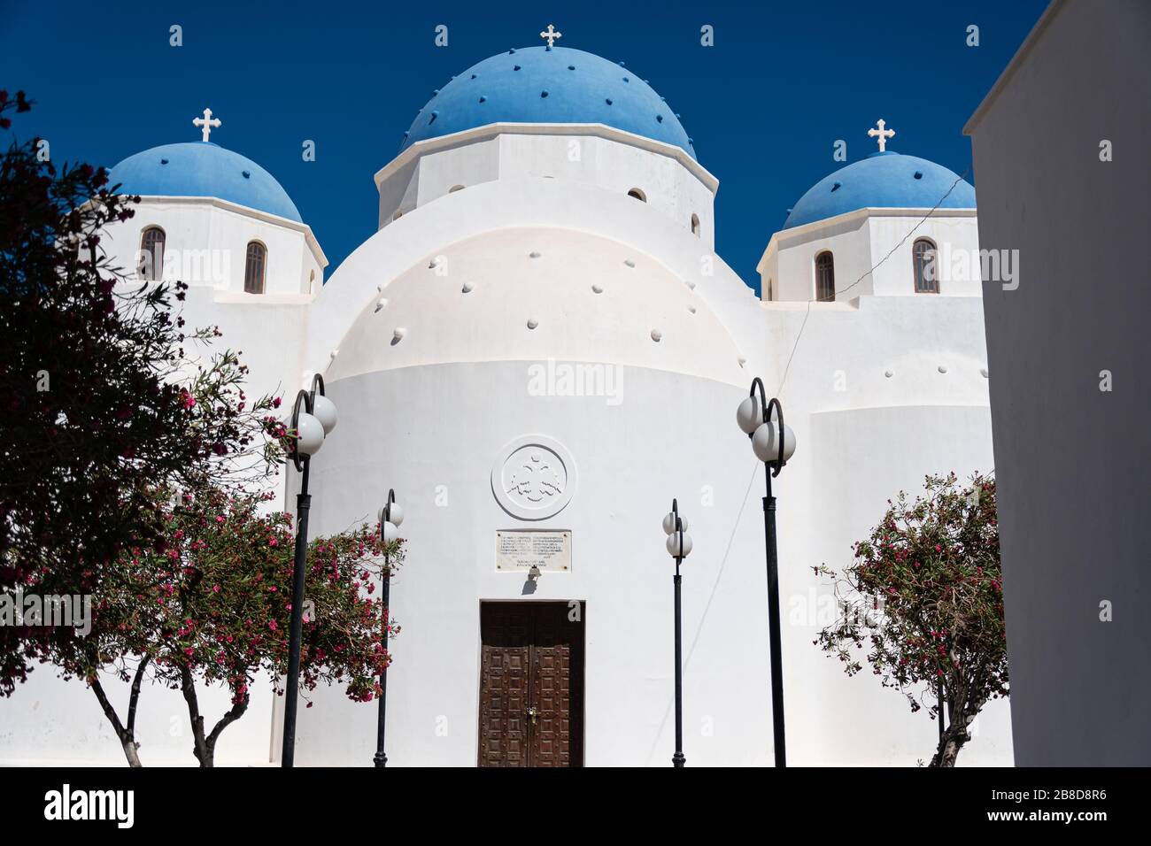 Church of the holy cross perissa hi-res stock photography and images ...