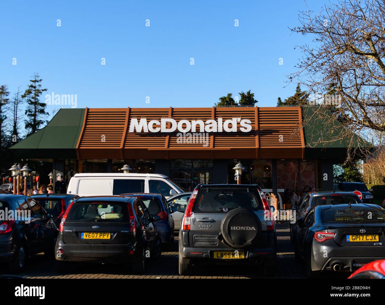 Mcdonalds shop front signage hi-res stock photography and images - Alamy
