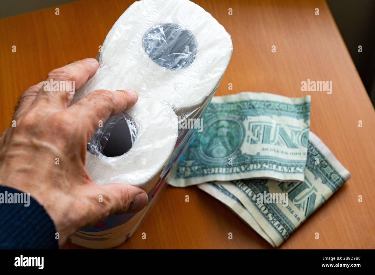 Real Money Toilet Paper