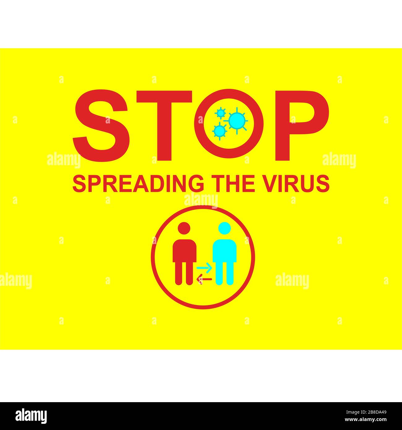 Prevention of corona virus. Stop spreading the virus. Social media ...