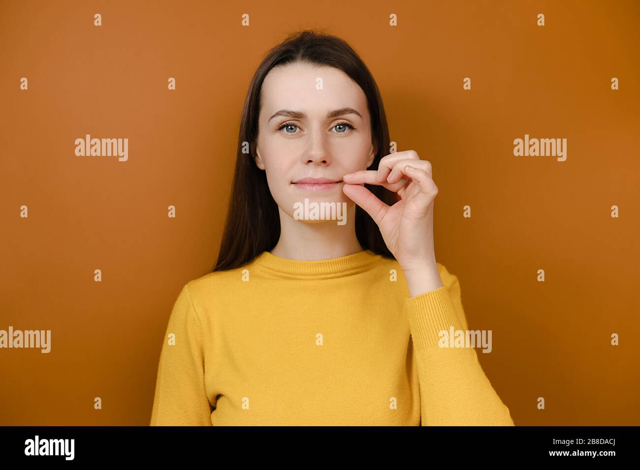 Zipper mouth hi-res stock photography and images - Alamy