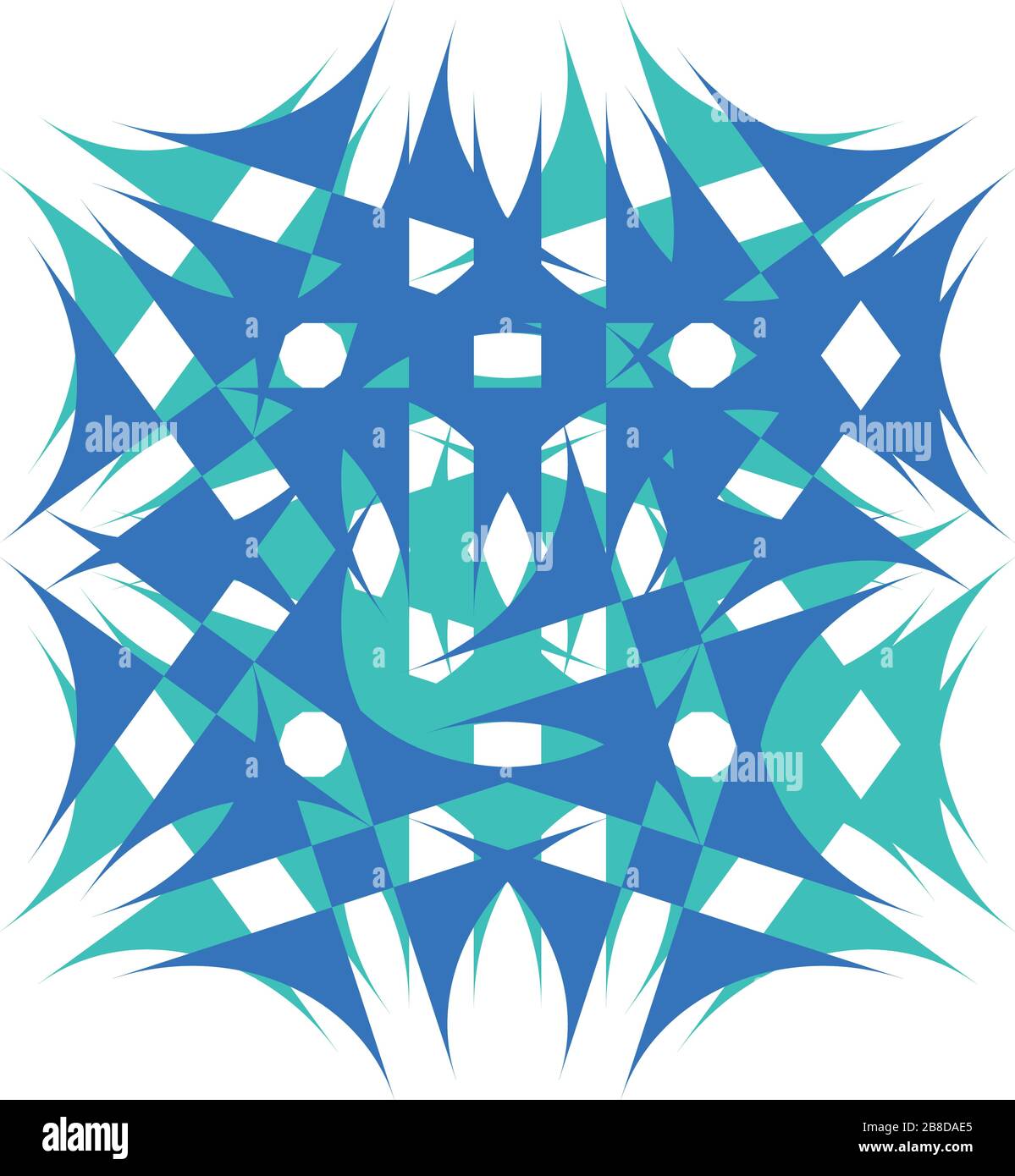 Colored circular and radial abstract mandalas, motifs, decoration ...