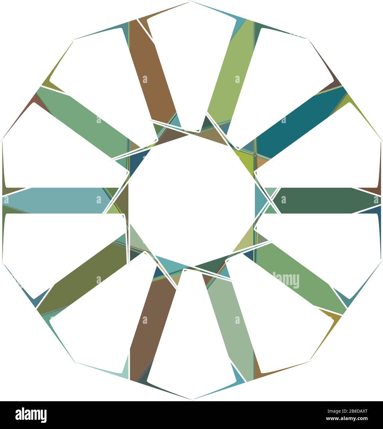 Shattered crystal, gem-like mandala imagery. Crystallized, fragmented ...