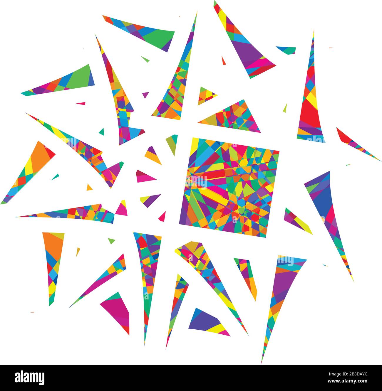 Fragmented stone Stock Vector Images - Alamy