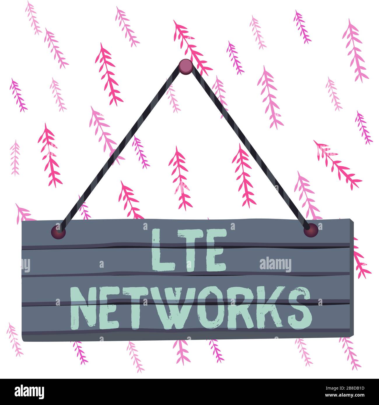 Handwriting text writing Lte Networks. Conceptual photo 4G wireless ...