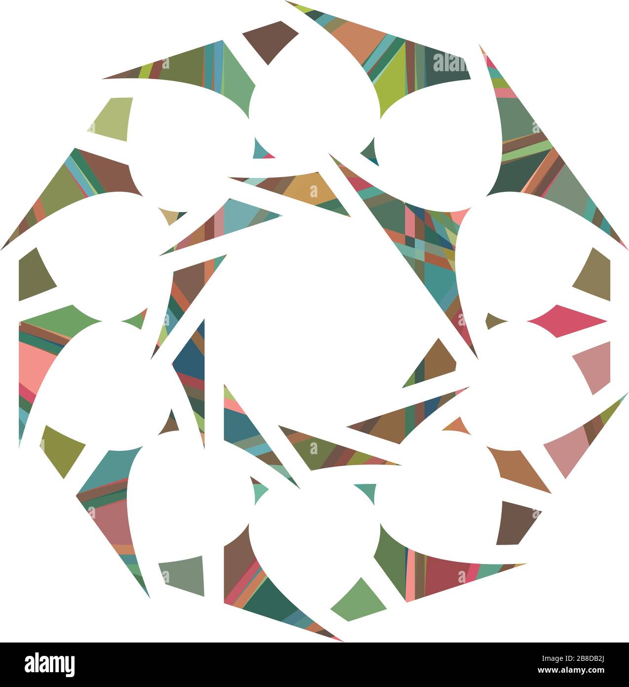 Shattered crystal, gem-like mandala imagery. Crystallized, fragmented ...