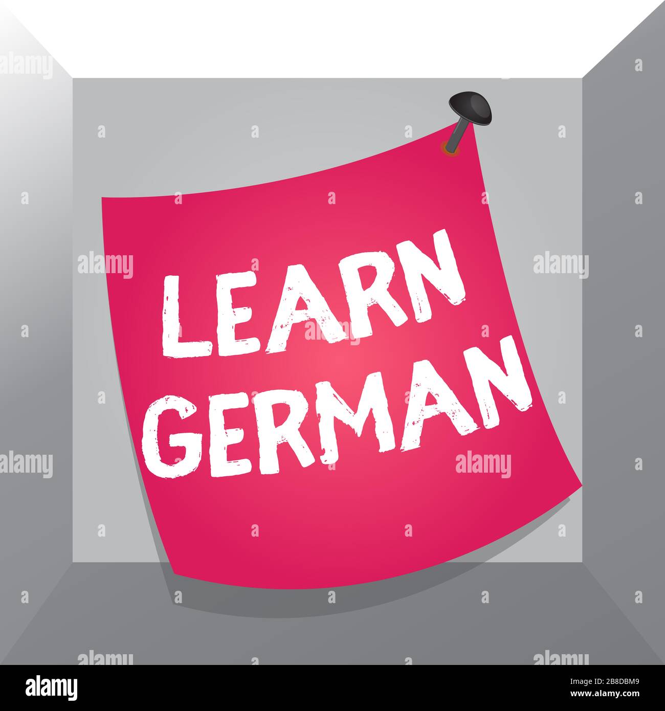 Conceptual hand writing showing Learn German. Concept meaning get ...