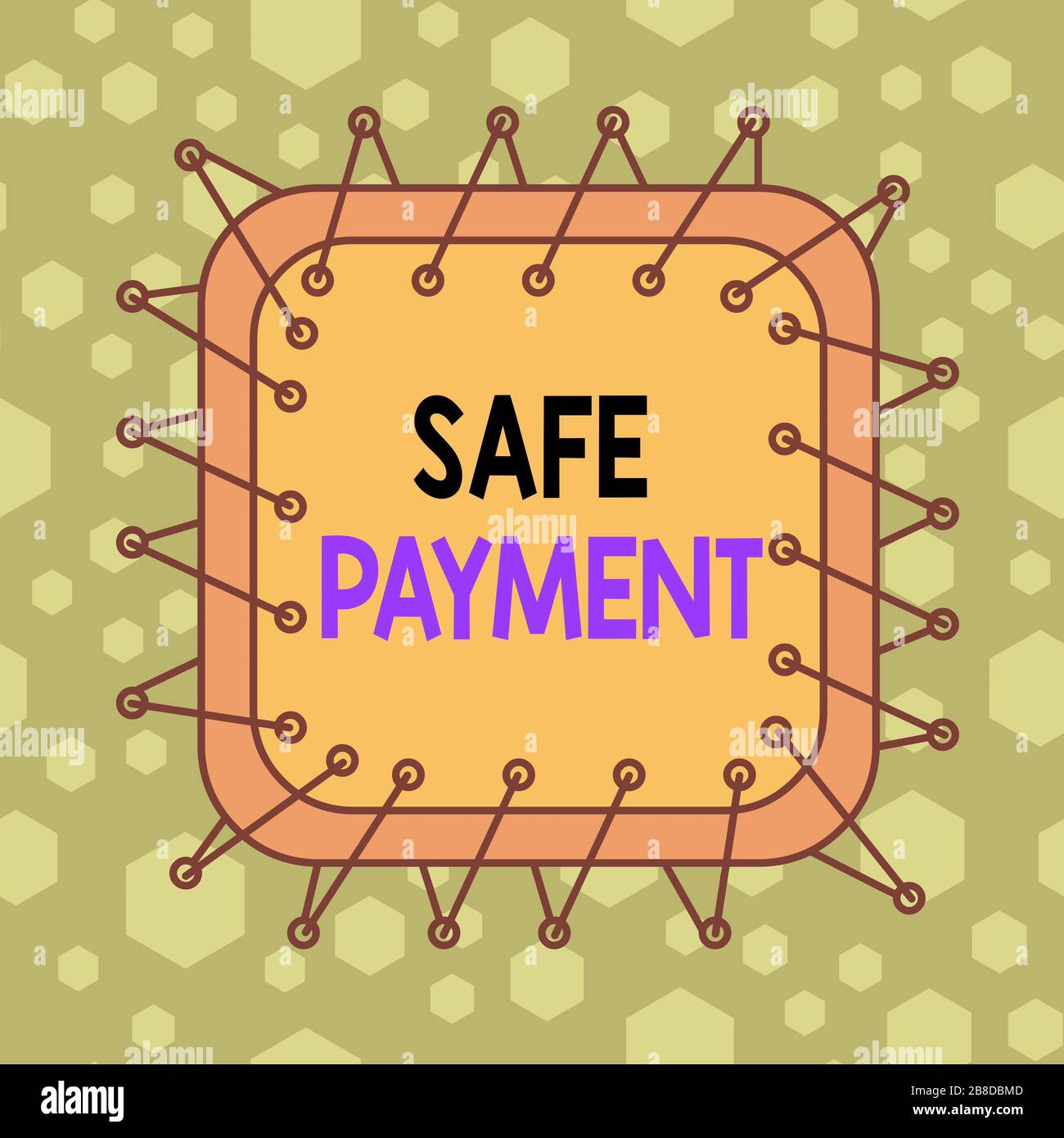 Writing note showing Safe Payment. Business concept for webpage where ...