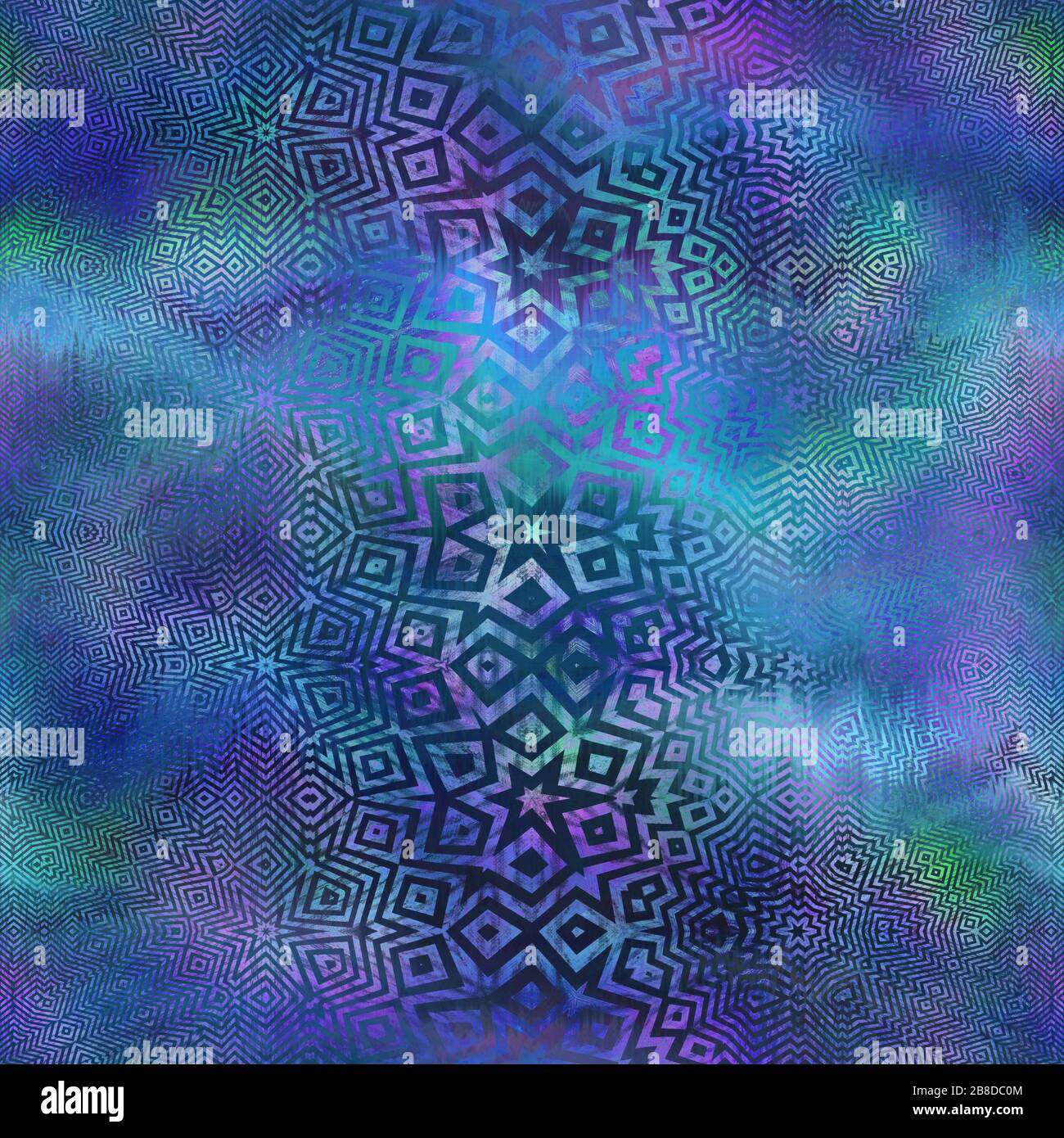 Surreal ombre blend digital pattern overlay swatch Stock Photo - Alamy