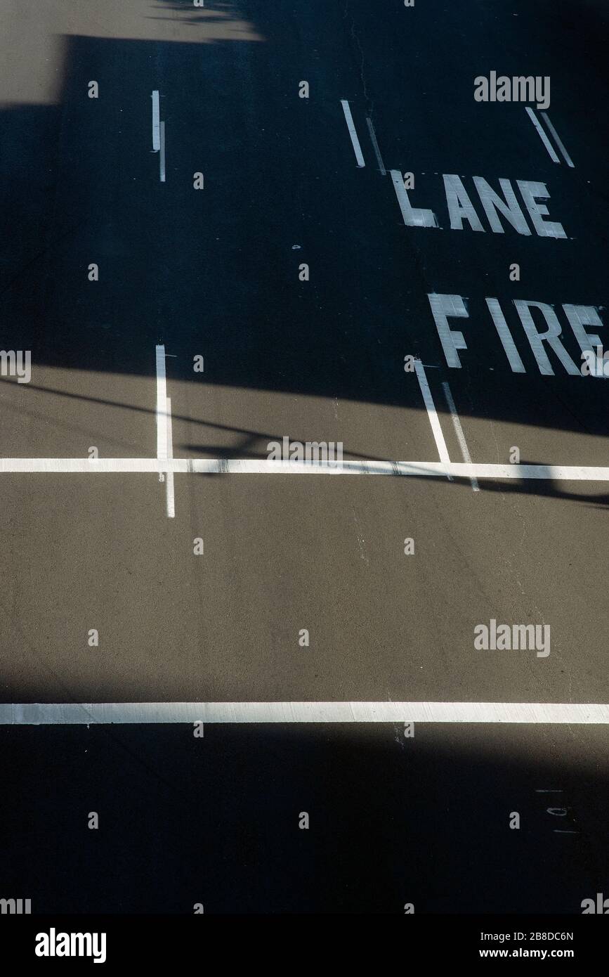 Fire lane hi-res stock photography and images - Alamy