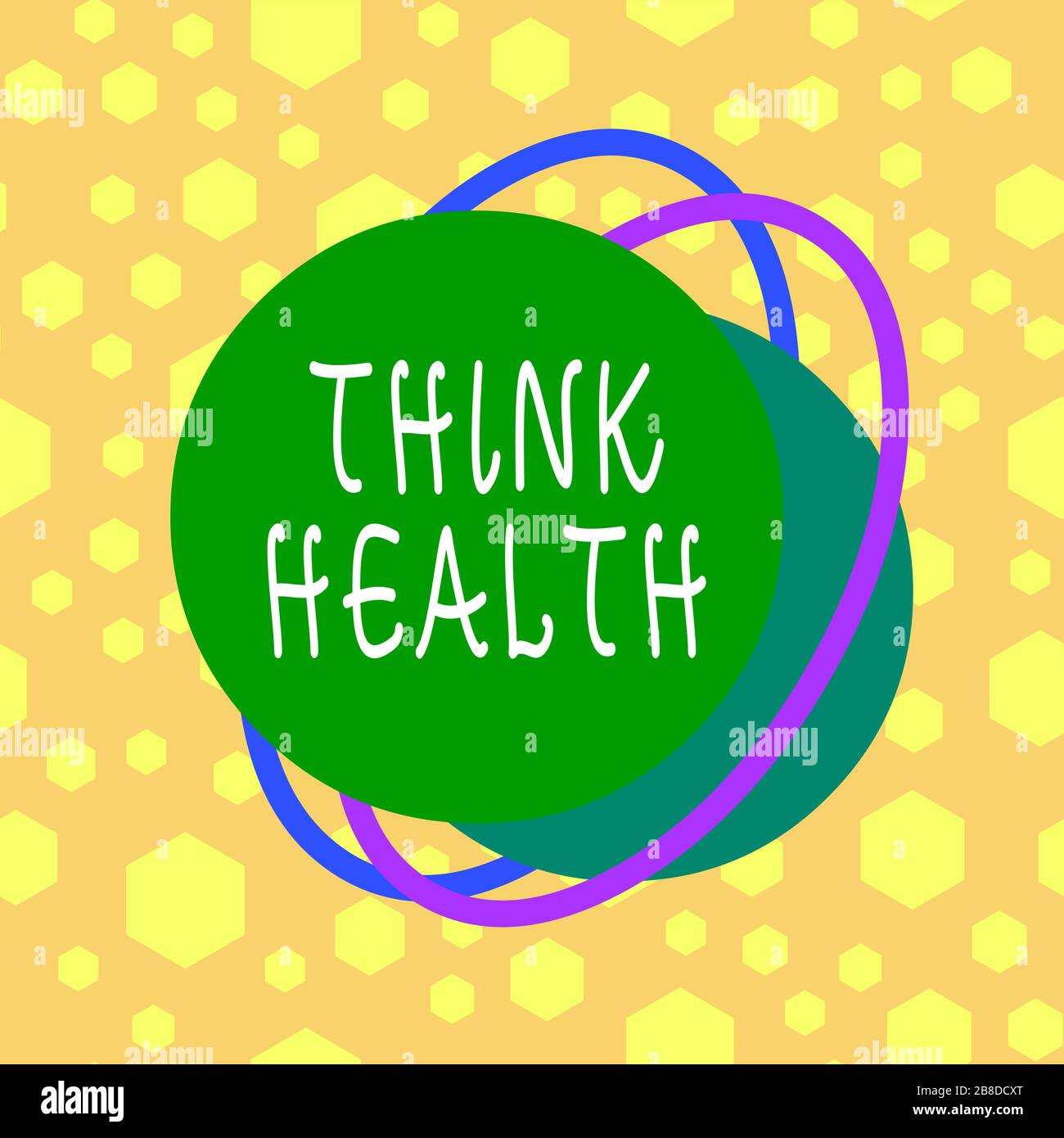 Text sign showing Think Health. Business photo showcasing state of ...