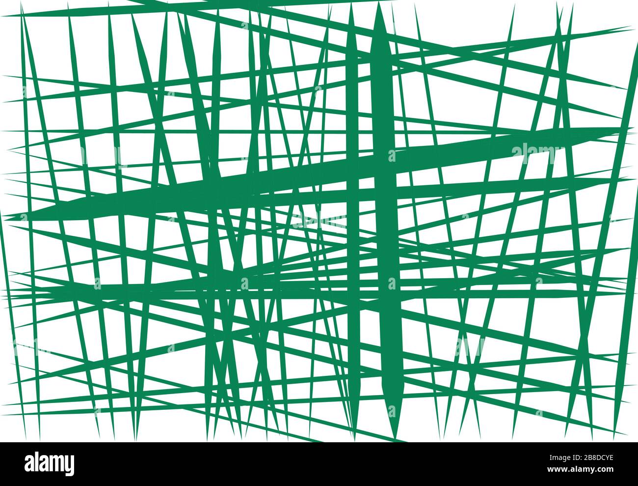 Abstract geometric art with random, chaotic lines. Straight crossing ...