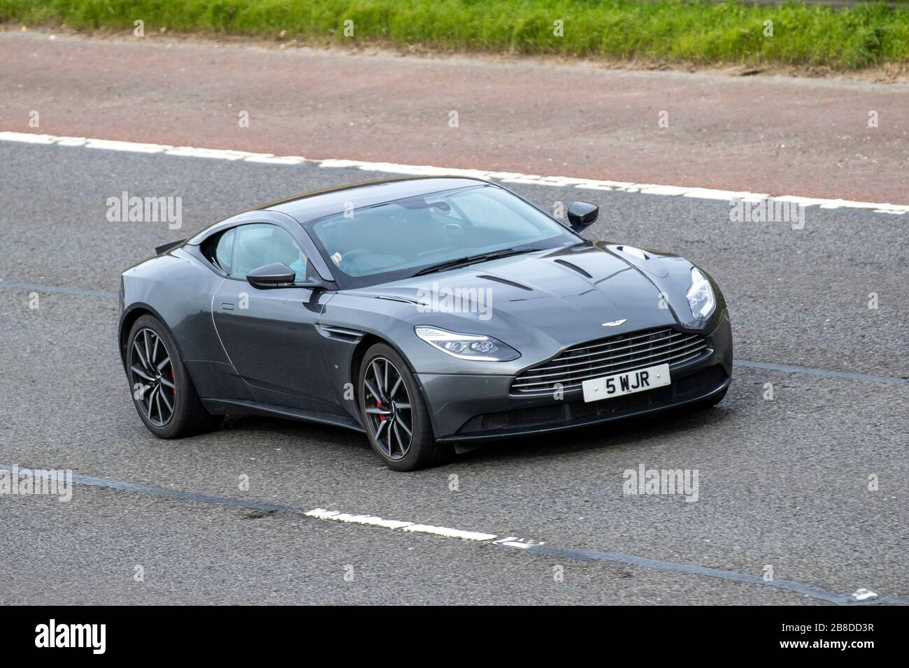 2017 GREY Aston Martin Db11 V12 Auto; UK Vehicular traffic, road ...