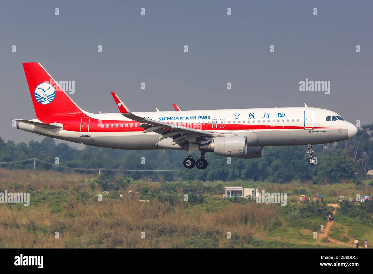 Chengdu, China – September 22, 2019: Sichuan Airlines Airbus A320 ...