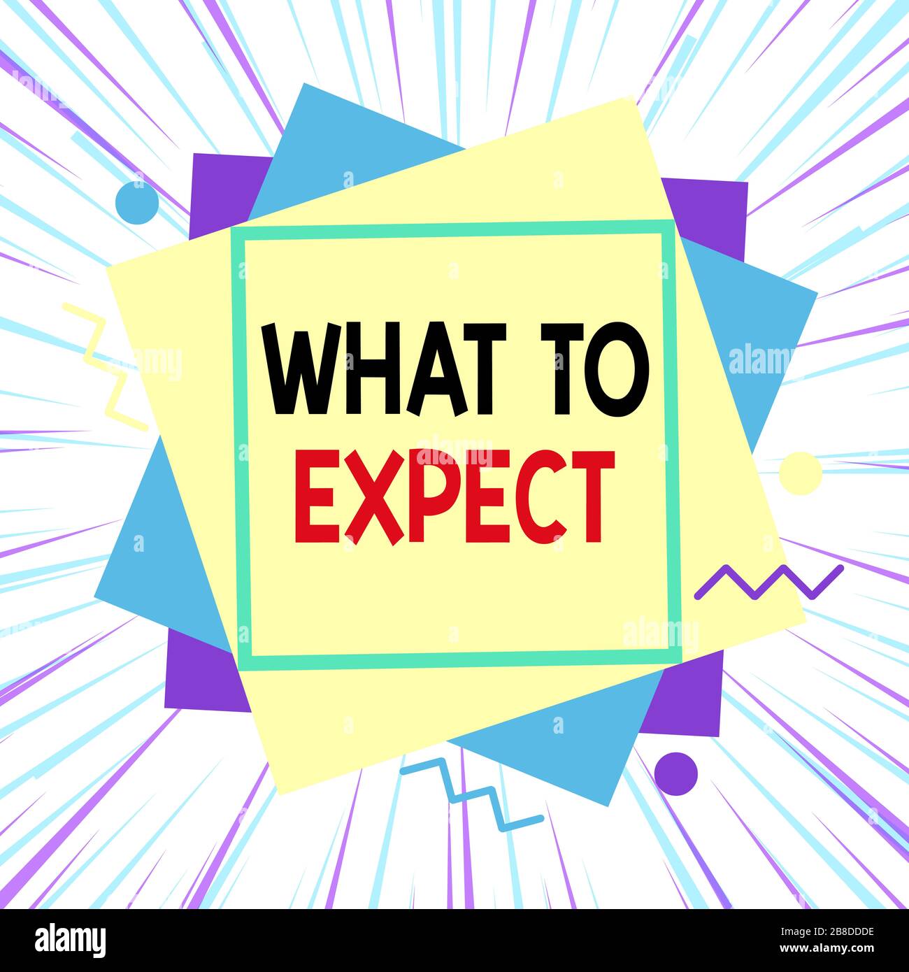 Word writing text What To Expect. Business photo showcasing asking ...