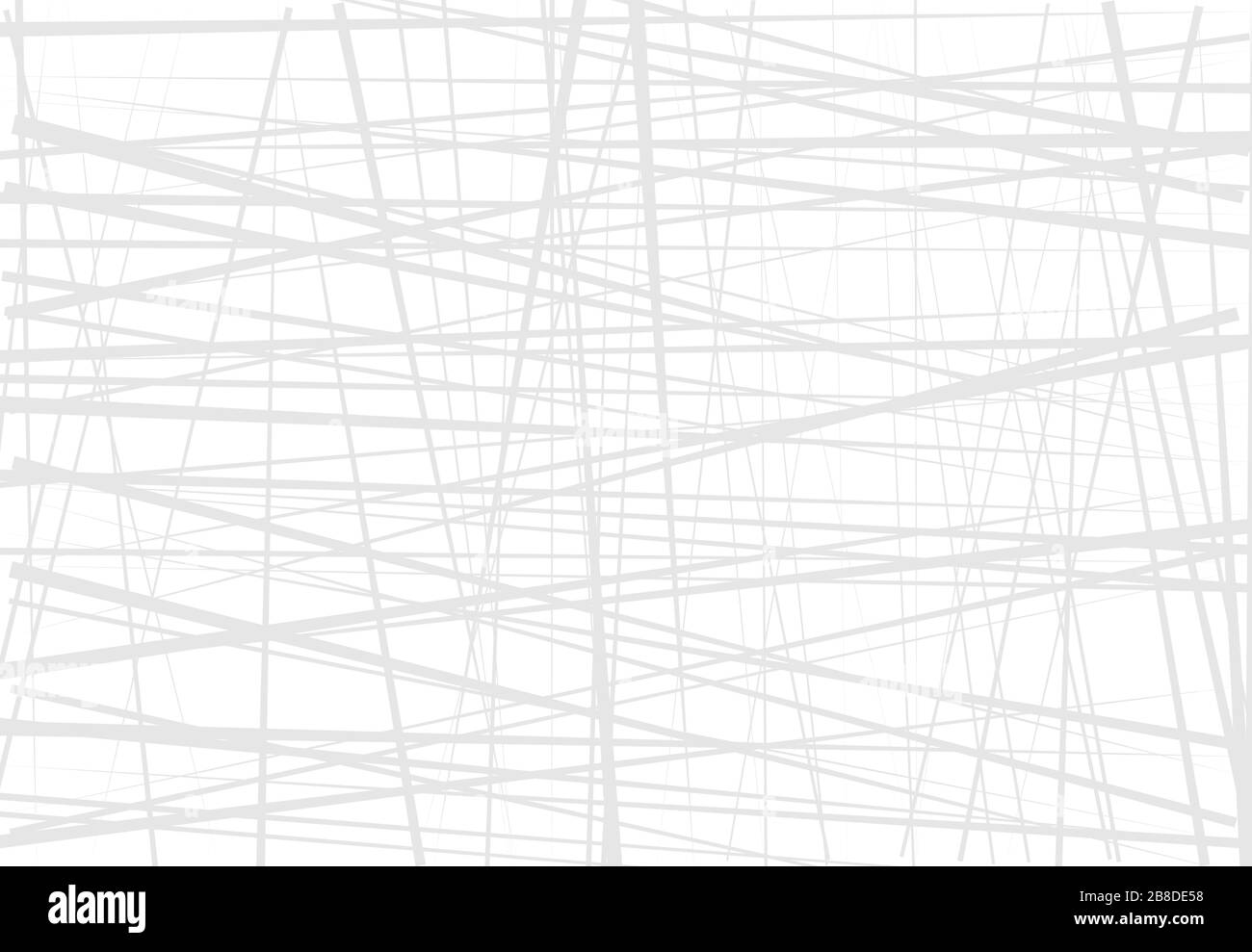 Abstract geometric art with random, chaotic lines. Straight crossing ...