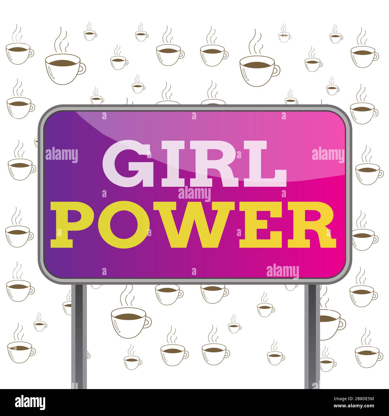 Writing note showing Girl Power. Business concept for assertiveness and ...