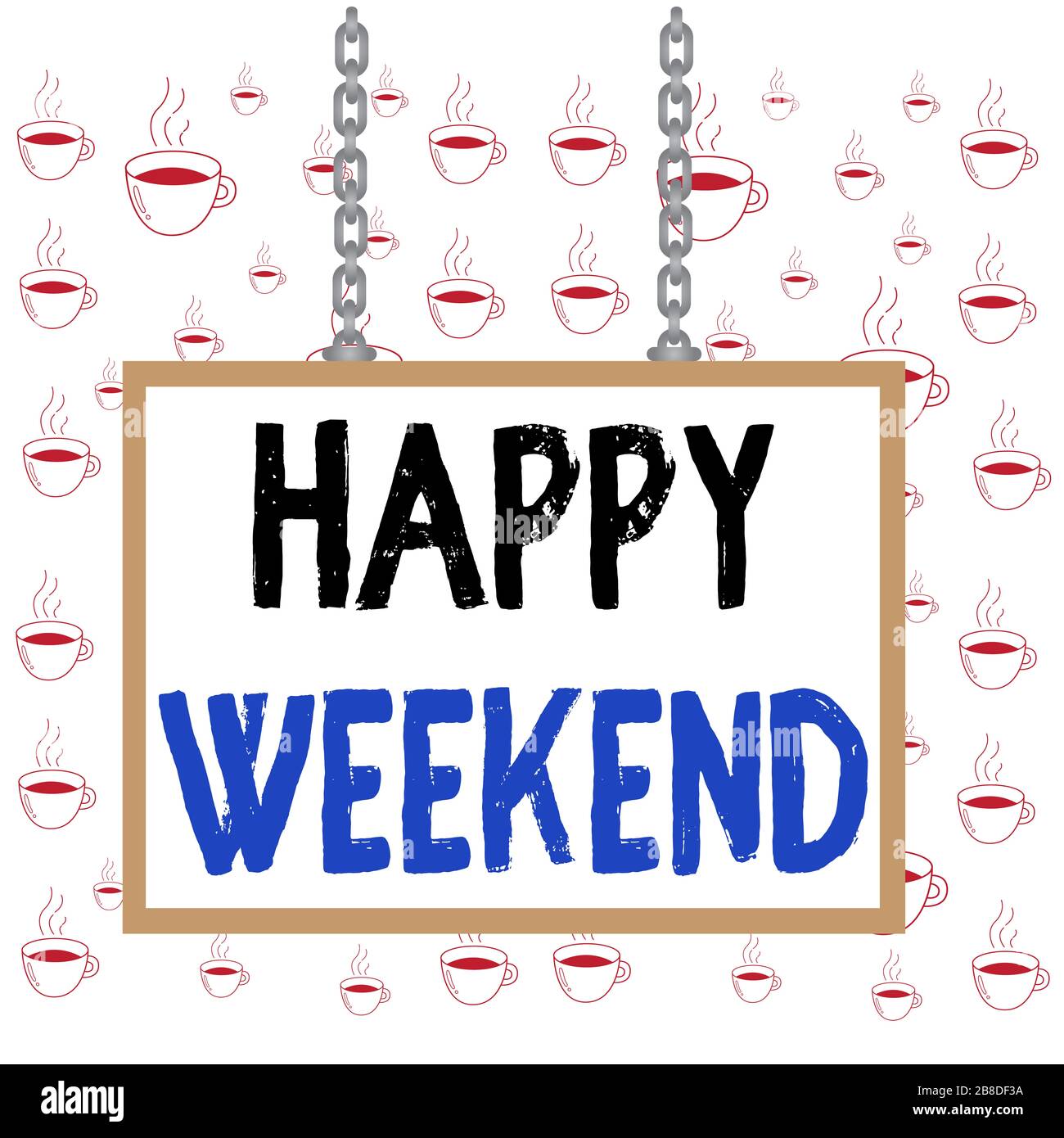 Writing note showing Happy Weekend. Business concept for something nice ...