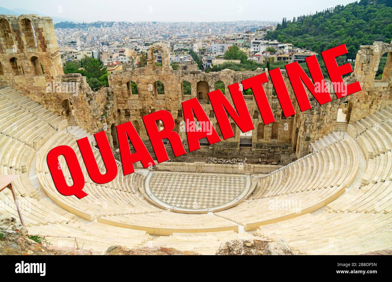 Theatre greece coronavirus hi-res stock photography and images - Alamy
