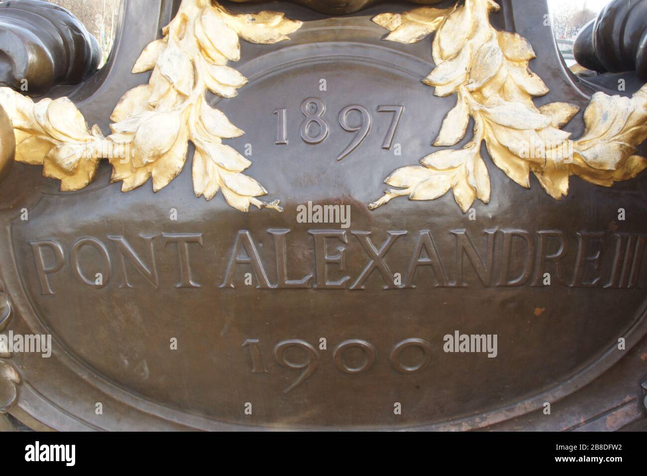 VIEW FROM FROM BRIDGE ALEXANDRE III IN PARIS - FRANCE Stock Photo - Alamy