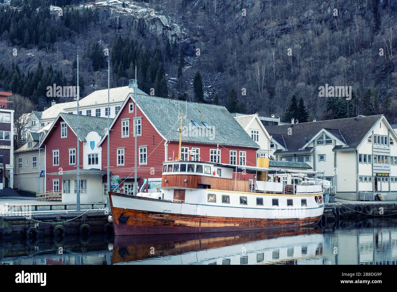 Beautiful town of Odda, Norway Stock Photo - Alamy
