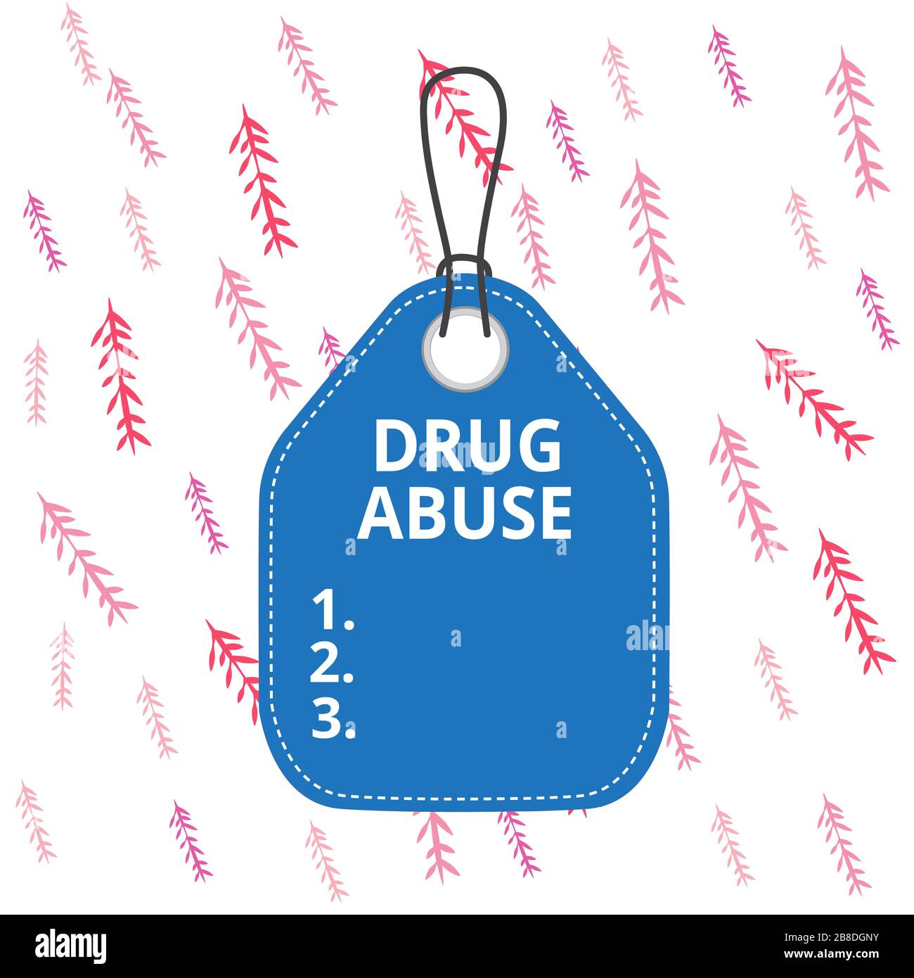 Handwriting text writing Drug Abuse. Conceptual photo the habitual ...