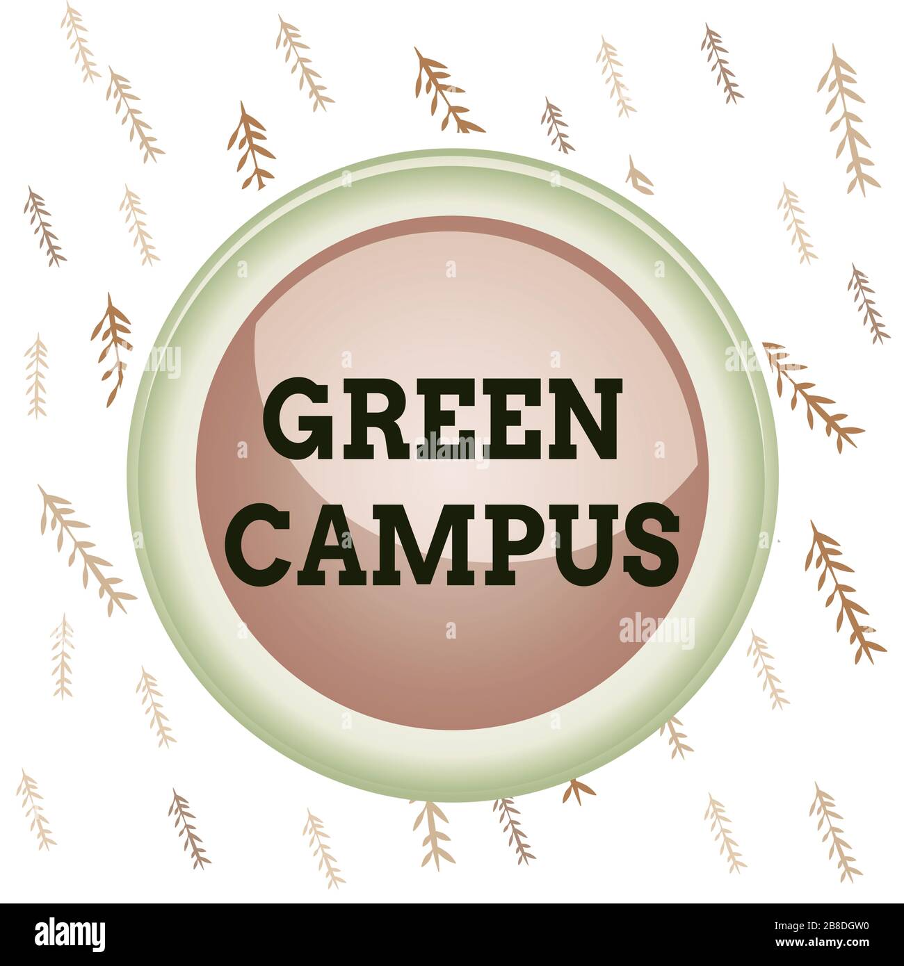 Green field campus Cut Out Stock Images & Pictures - Alamy