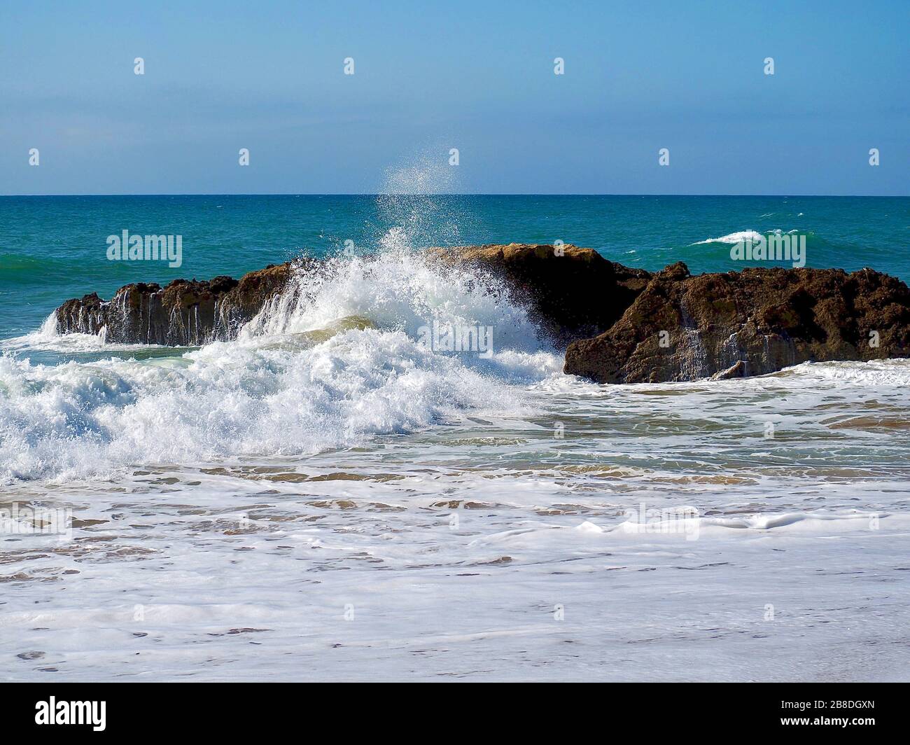 Bic rocks with waves in turquoise ocean Stock Photo - Alamy