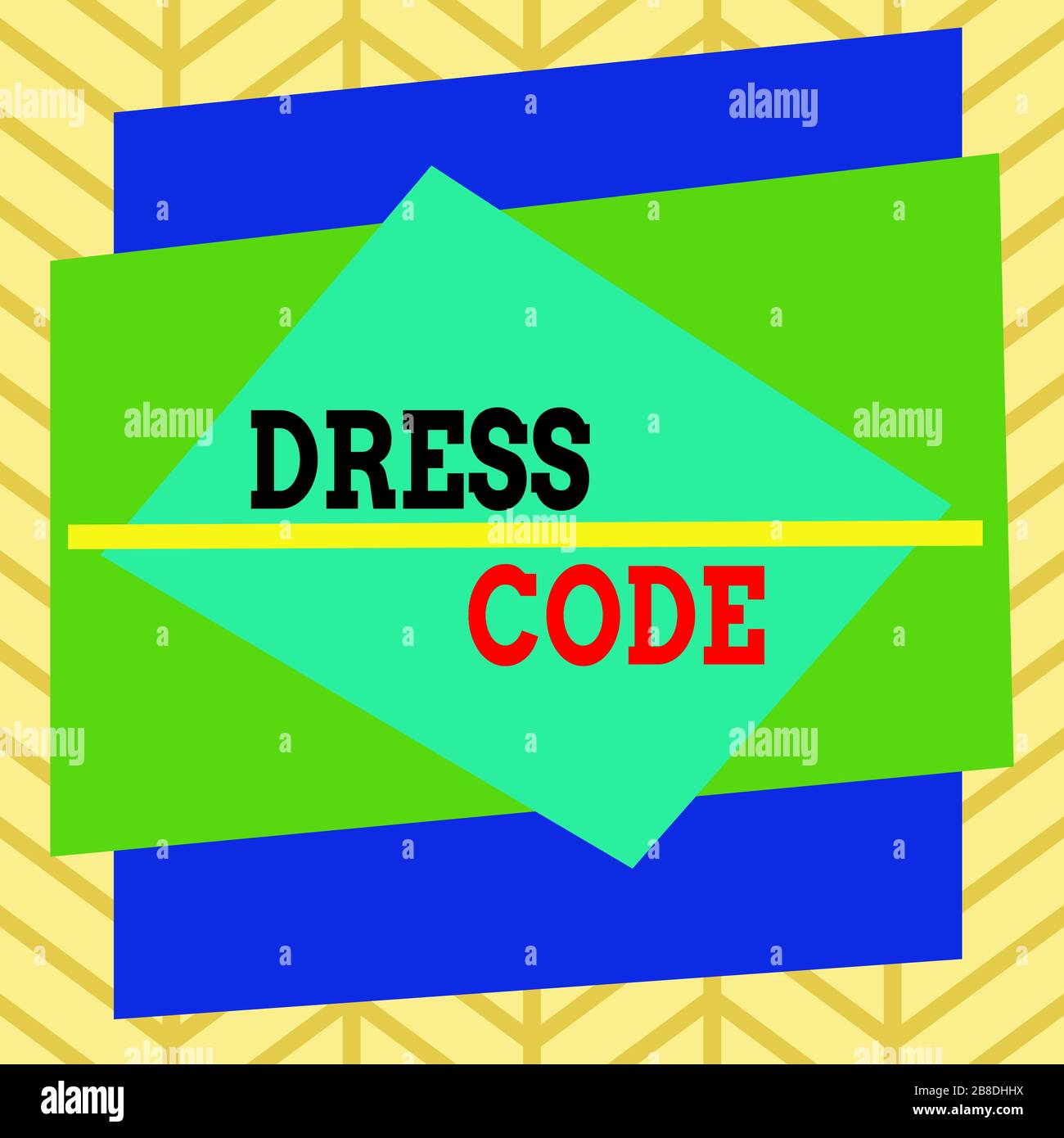 Handwriting text writing Dress Code. Conceptual photo an accepted way ...