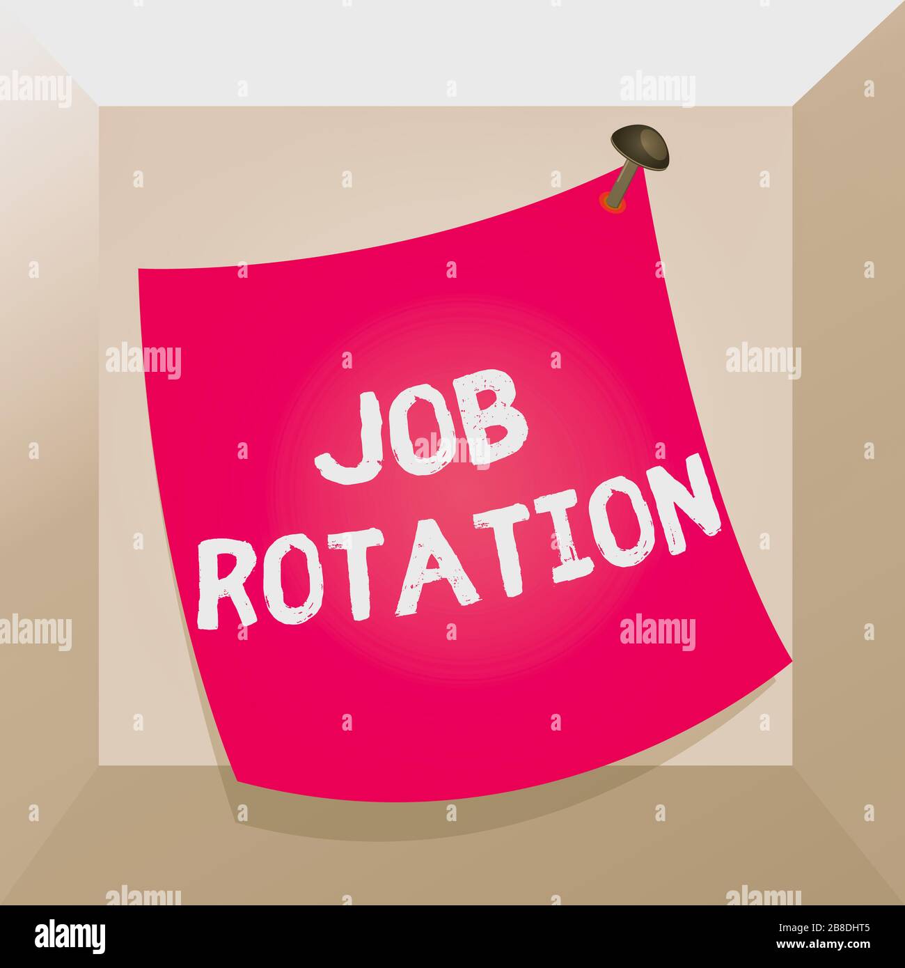 Conceptual hand writing showing Job Rotation. Concept meaning the ...