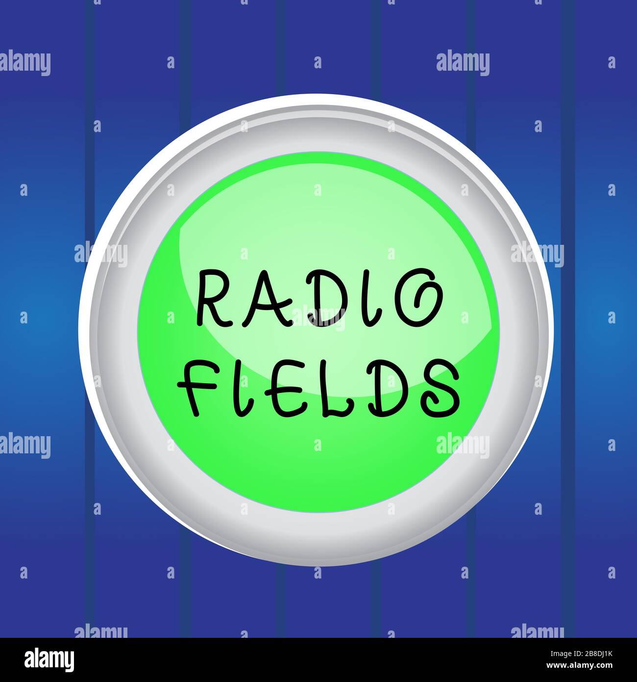 Writing note showing Radio Fields. Business concept for electromagnetic ...