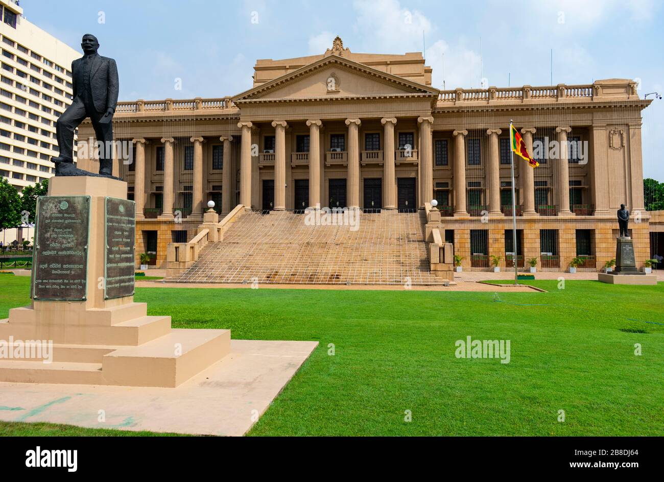 Sri Lanka, Colombo - December 31 2019 - The old parliament building in ...