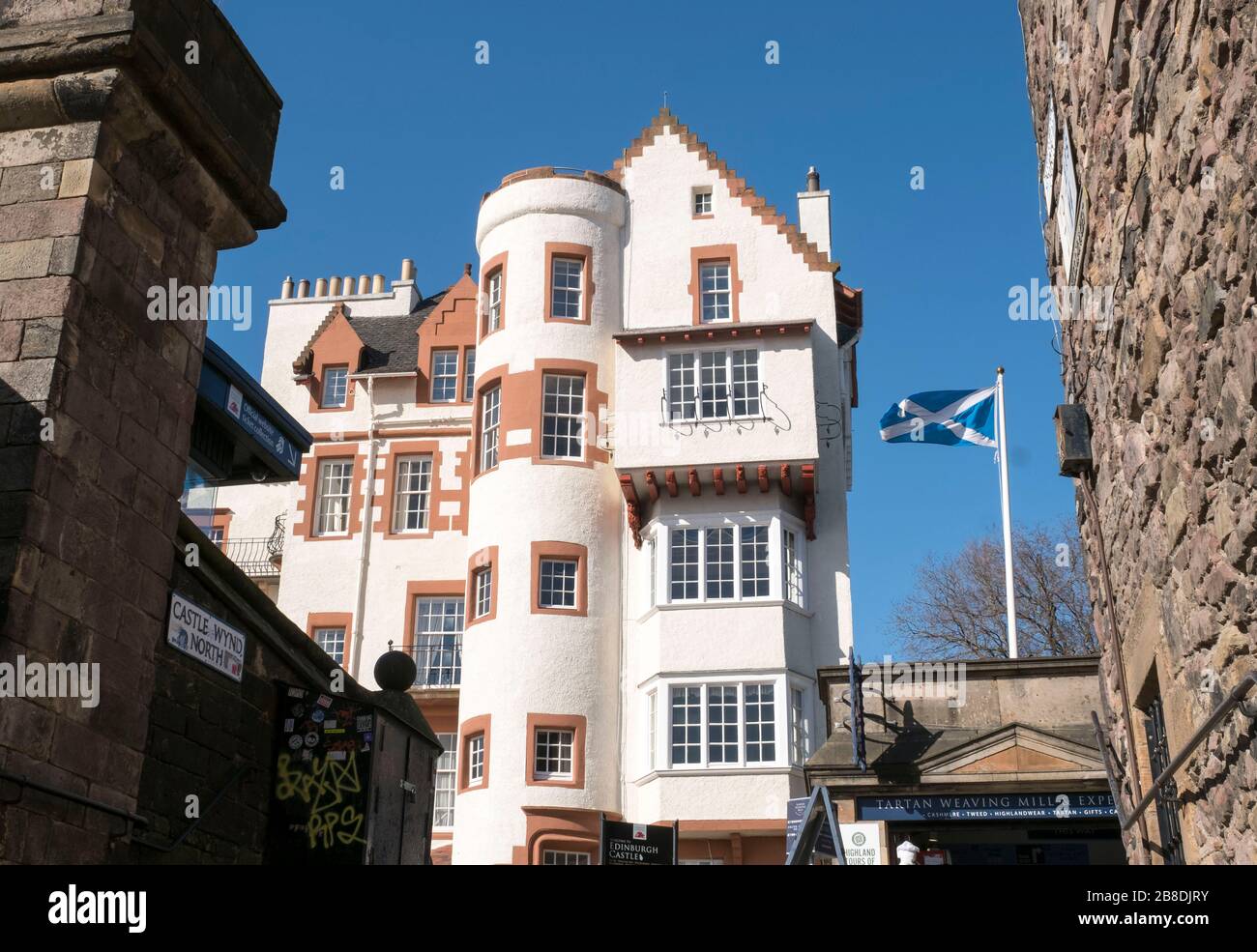 Ramsay garden buildings edinburgh hi-res stock photography and images ...