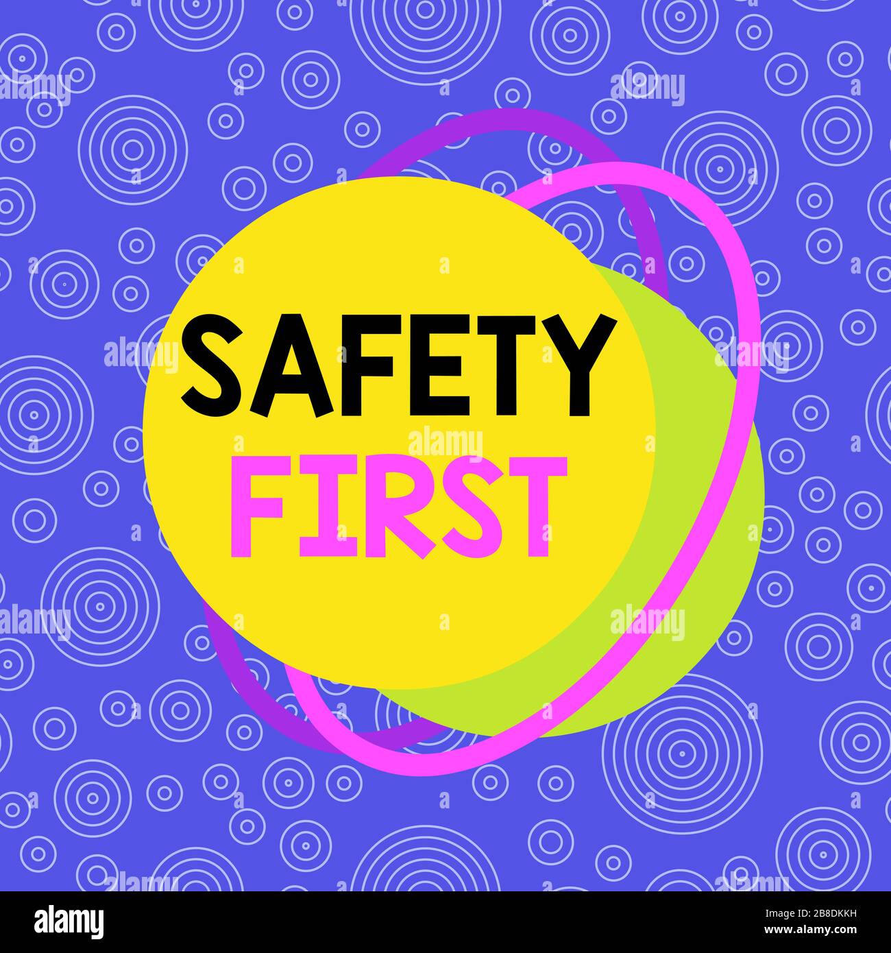 Handwriting text writing Safety First. Conceptual photo used to say ...