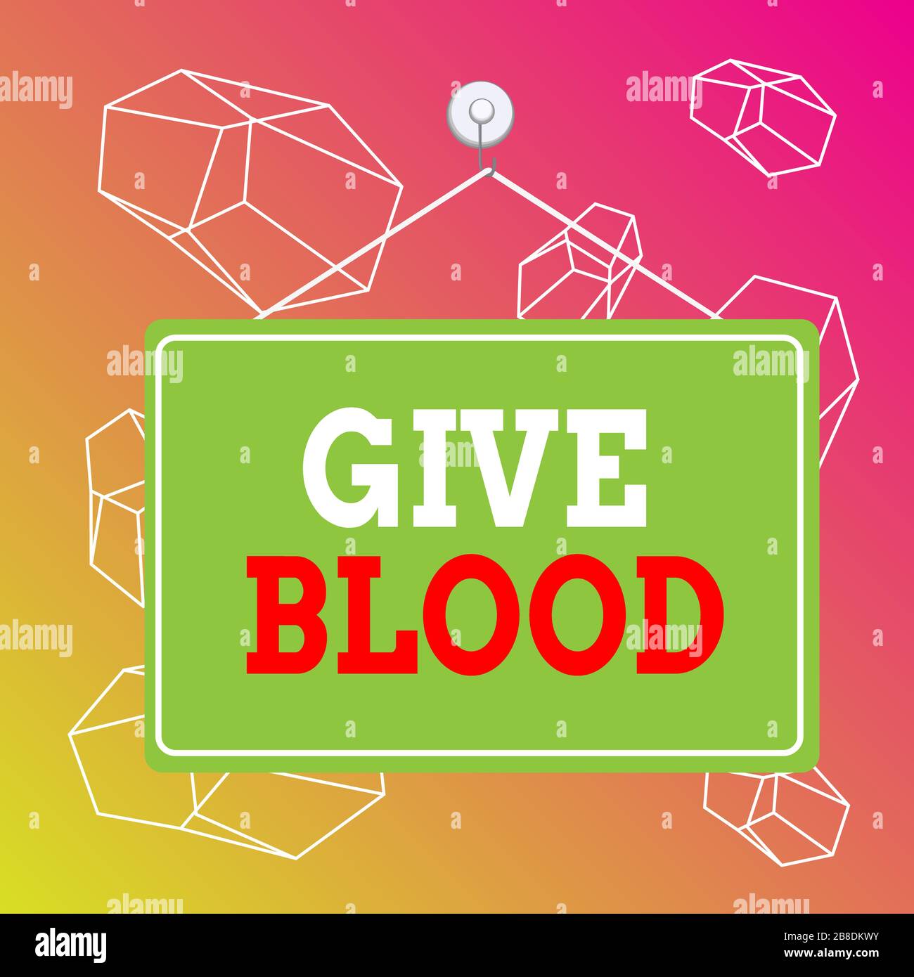Word writing text Give Blood. Business photo showcasing demonstrating ...