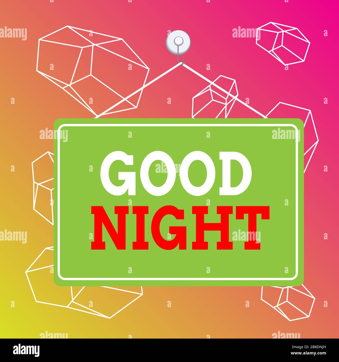 Word writing text Good Night. Business photo showcasing expressing good ...