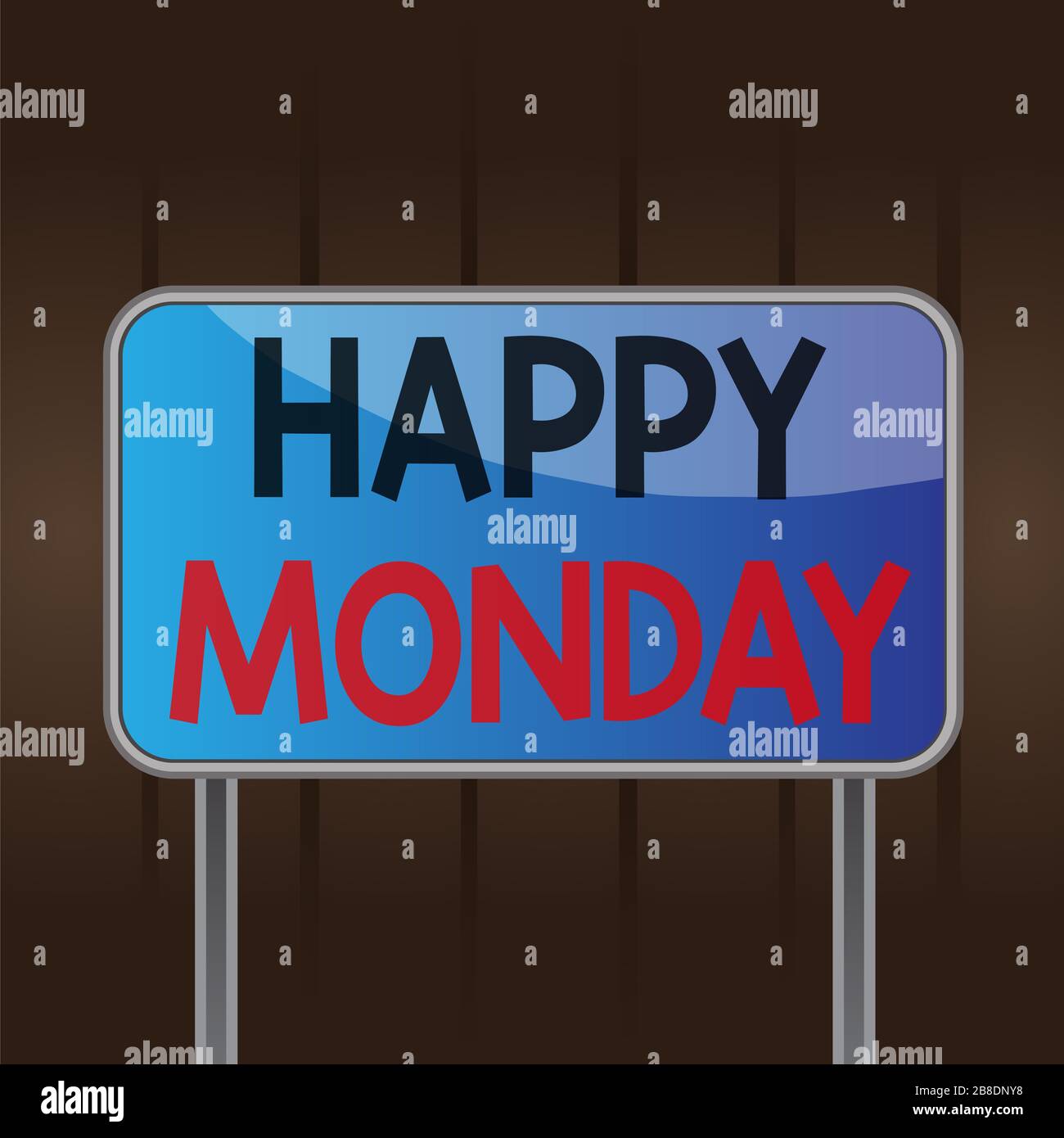 Writing note showing Happy Monday. Business concept for telling that ...