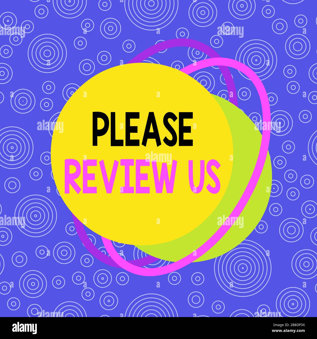 Handwriting text writing Please Review Us. Conceptual photo situation ...