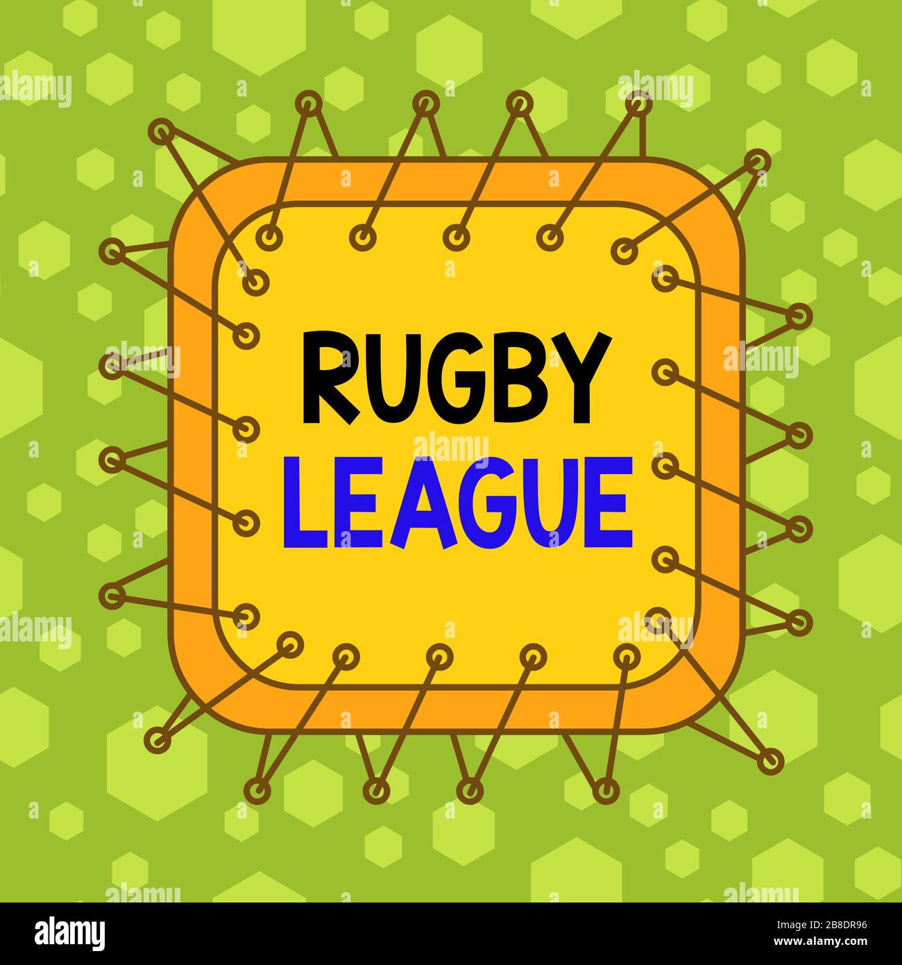 Writing note showing Rugby League. Business concept for form of rugby ...