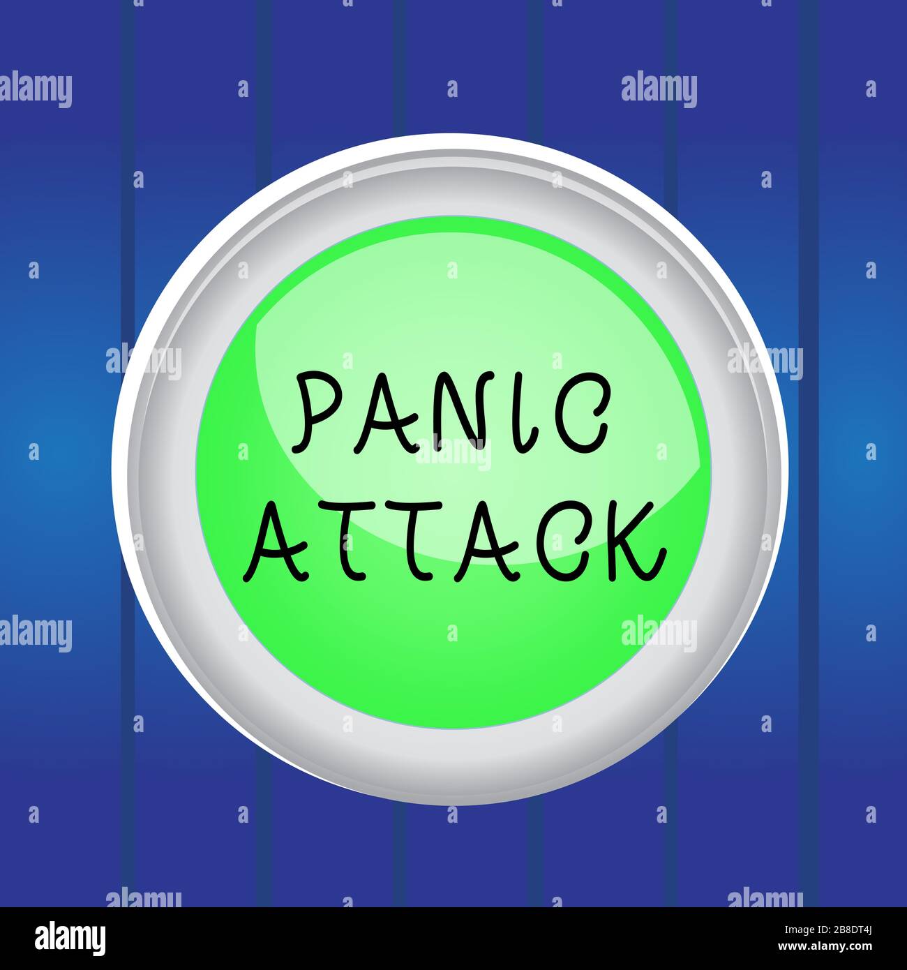 Writing note showing Panic Attack. Business concept for sudden periods ...