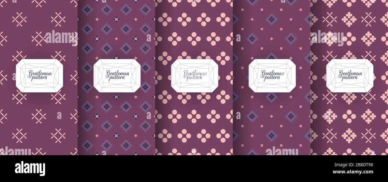 Set of seamless patterns for men s clothing, ties, tuxedos Stock Vector ...