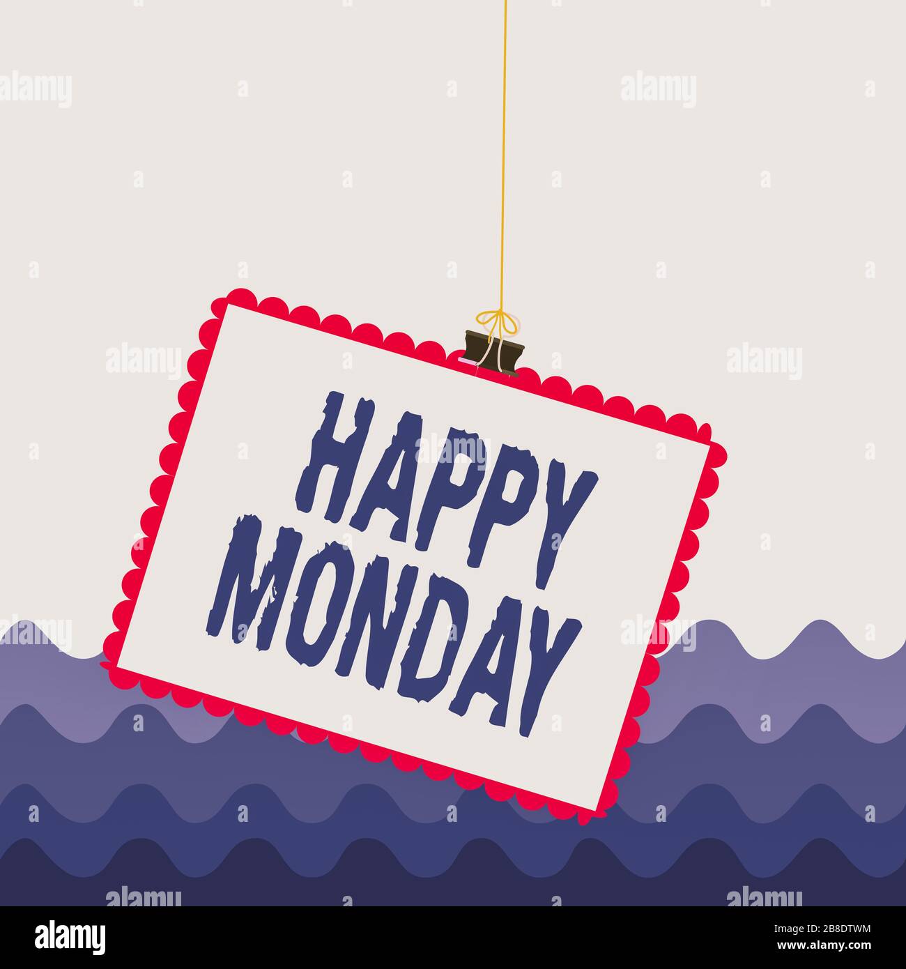 Happy monday stamp hi-res stock photography and images - Alamy