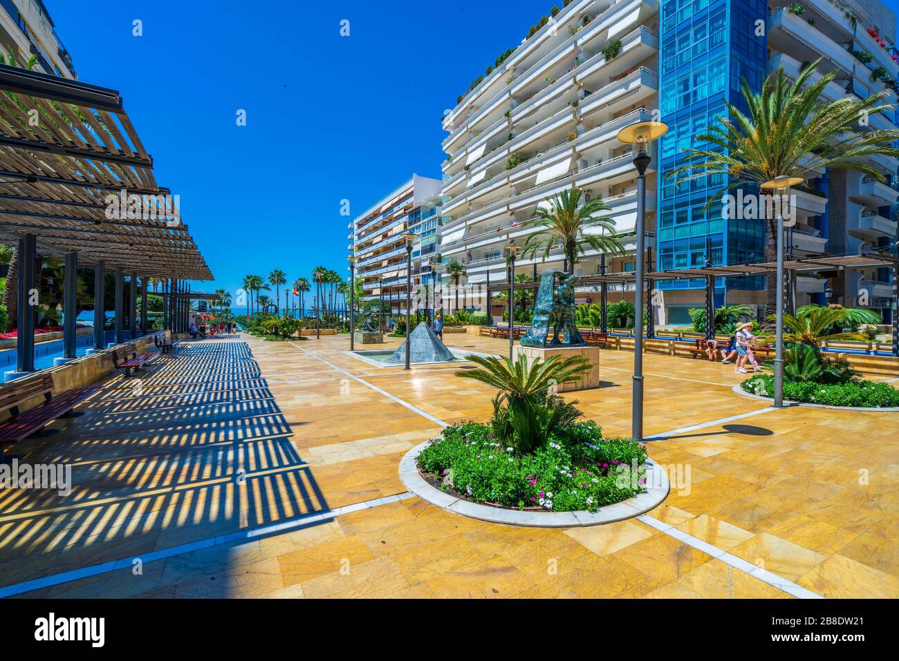 Dali sculpture in the Avenida del Mar, Marbella, Andalucia, Spain ...
