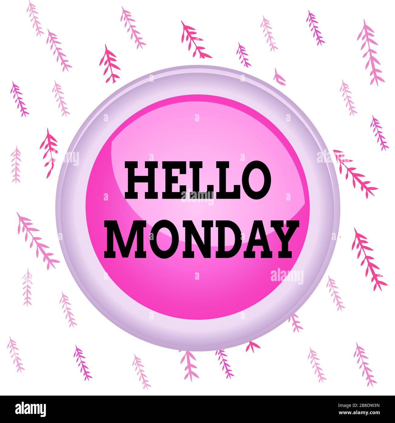 Handwriting text writing Hello Monday. Conceptual photo greetings or ...