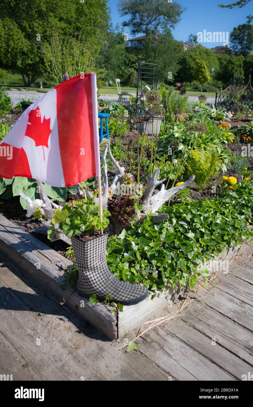 In a garden made in memory of those we loved and who passed, the person ...