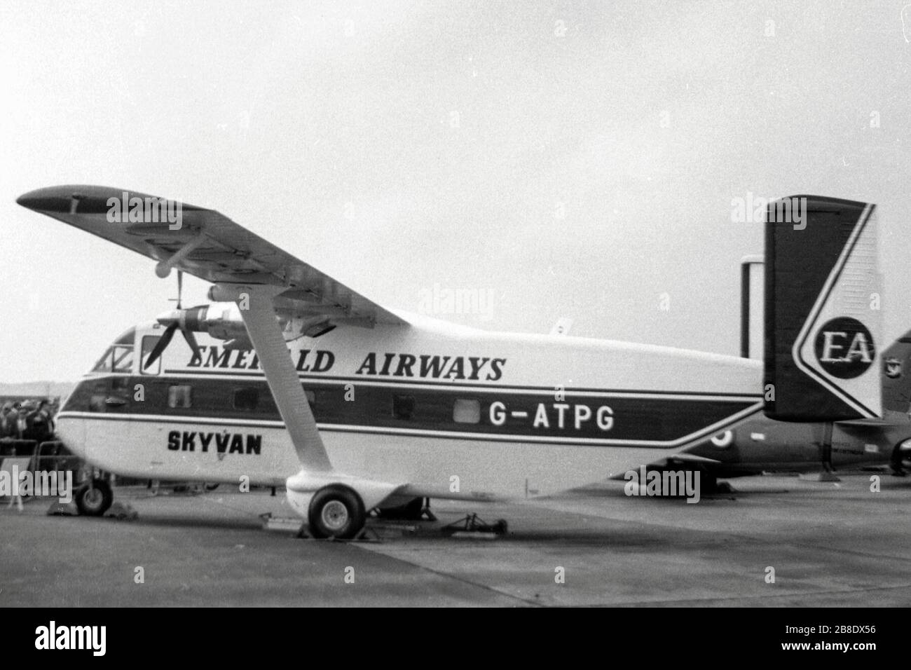 A SHORTS SKYVAN 2 at Farnborough 1966 Stock Photo - Alamy