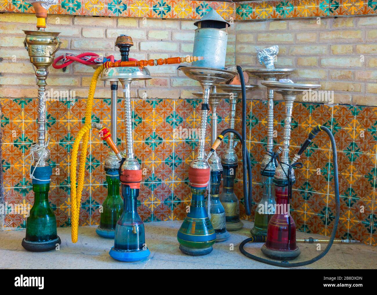 Hookah or shisha. Nefta. Tunisia, Africa Stock Photo - Alamy
