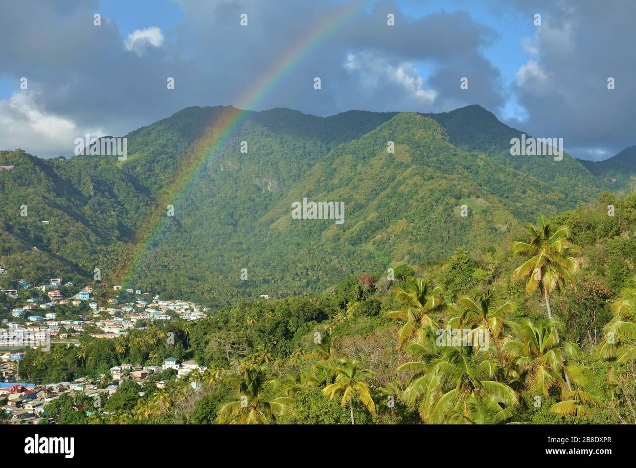 Rainbow st lucia caribbean hi-res stock photography and images - Alamy