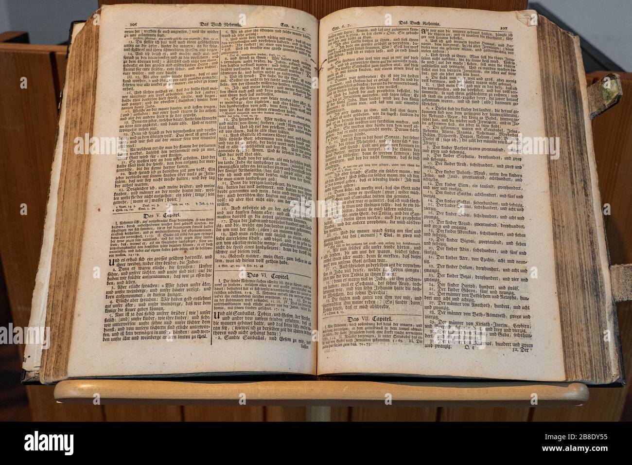 Bible open book in church. Publication, paper, indoors, Tradition ... Bible open book in church. Publication, paper, indoors, Tradition ...