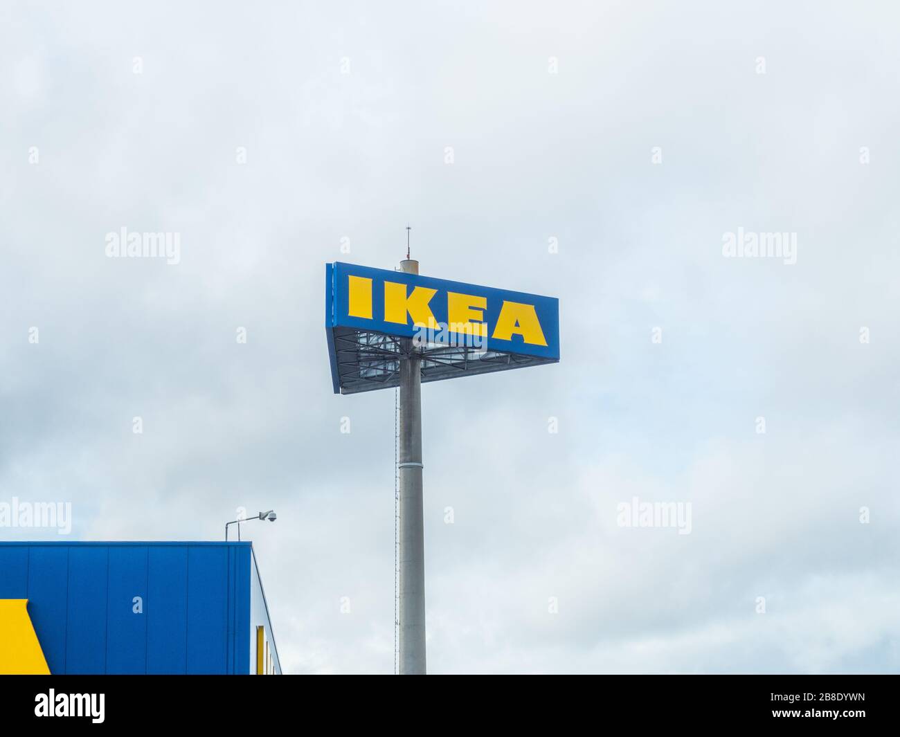 A Coruna - Spain, January 31, 2020 - Signboard of IKEA Stock Photo - Alamy